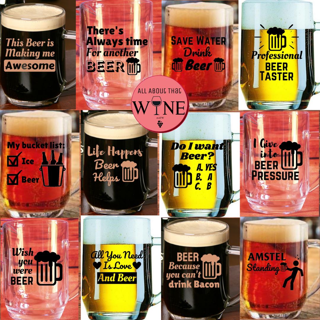 Fun Beer Mugs For Beer Lovers | All About That Wine